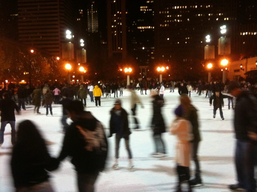 Ice Skating in Chicago - Photos from Chris Hardie