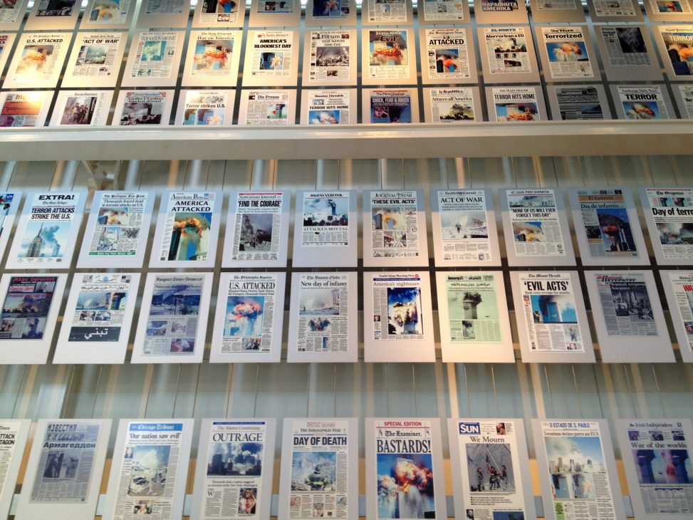 9/11 Front Pages - Photos from Chris Hardie