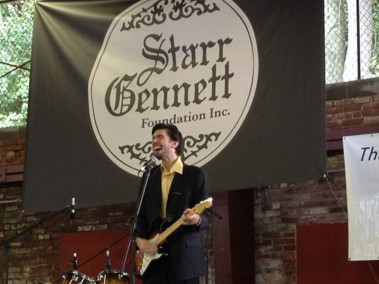 Brian Keith Whalen rocking out at the Starr Gennett Walk of Fame ...